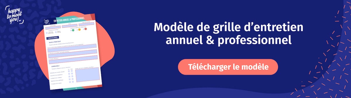 Trame d’entretien annuel et professionnel à télécharger